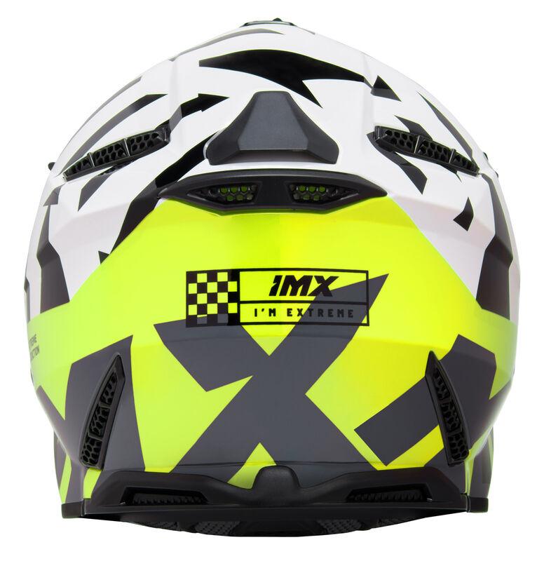 Мотошолом IMX Racing FMX-022 - Чорний, Жовтий, Синій, Сірий, ціна 5544 ...