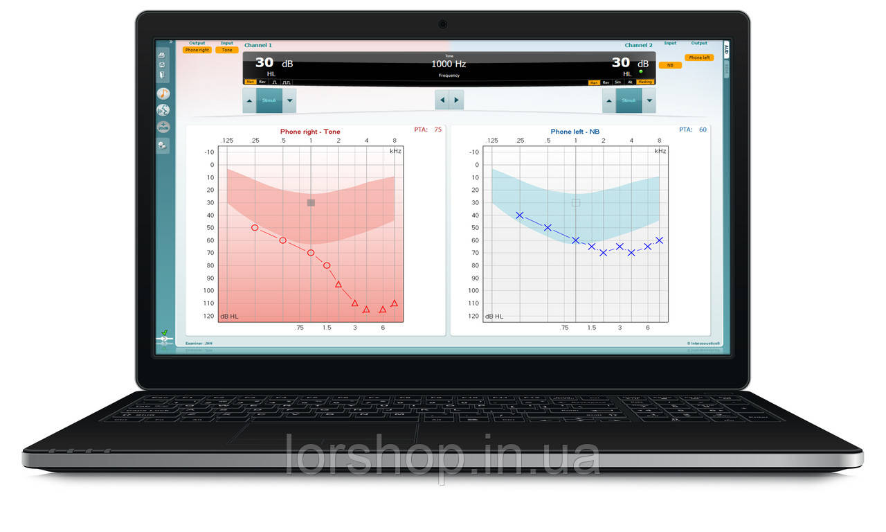 Купить Клинический аудиометр Interacoustics АС40, цена 605085 ₴ — Prom ...