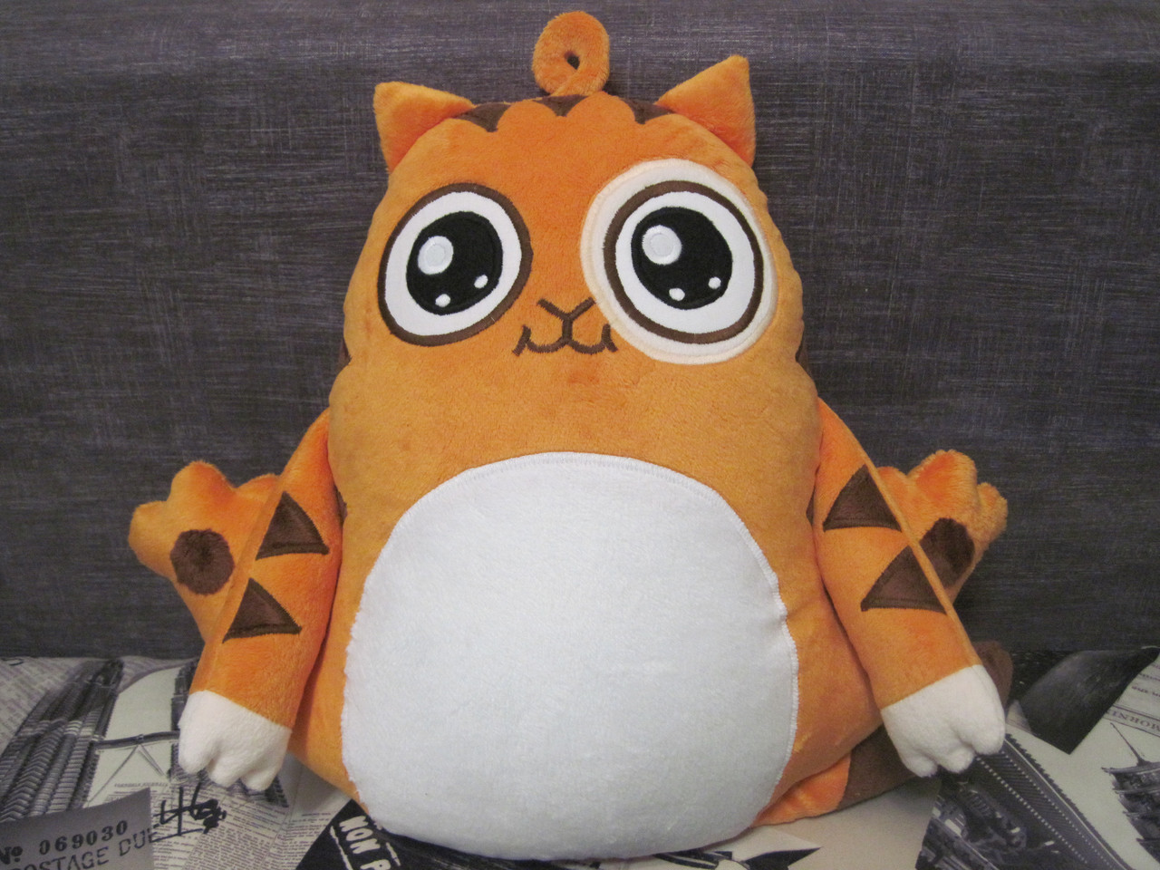 Мягкая игрушка Кот ЛегКэт LegCat Viber, стикер Вайбер ручная работа ...