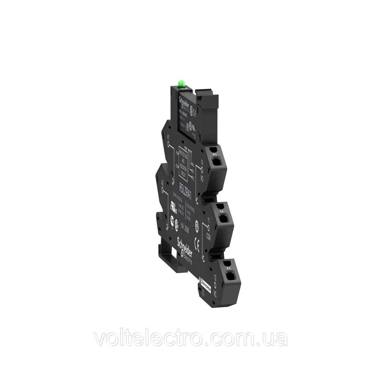 Інтерфейсне реле Schneider Electric Zelio Relay 1CO 24 В DC RSL1PRBU ...
