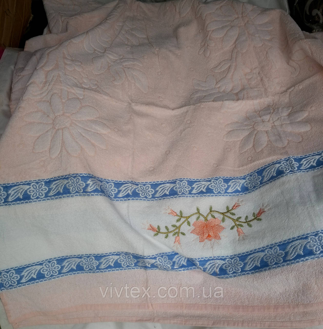 Простынь махровая Papatya 200х220 Турция (ID#1637400421), цена: 861 ...