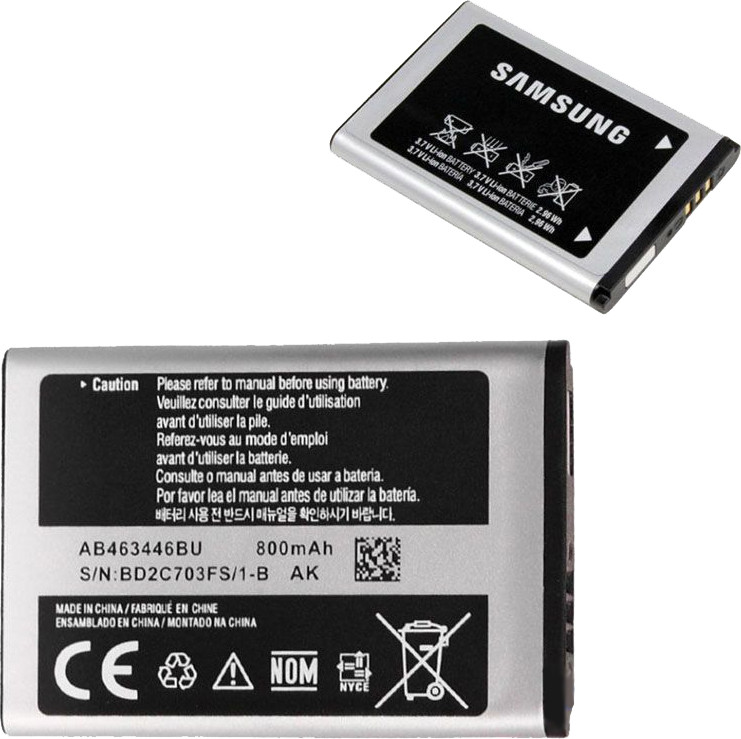 Аккумуляторная батарея AB463446BU Samsung B110 B130 B220 B300 B320 B500 B520 C120 C130 C140 ...