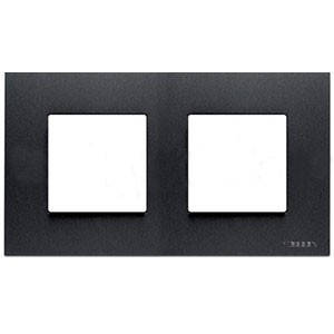 Рамка 2 поста ABB Zenit антрацит N2272 AN, цена 277 грн — Prom.ua (ID#1637898140)