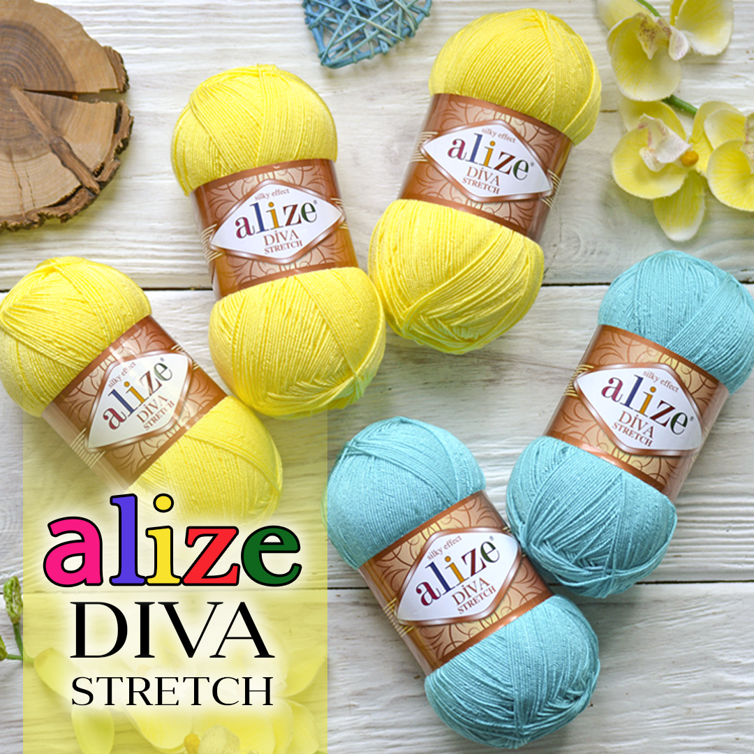 Огляд еластичної пряжі Alize Diva Stretch (Алізе Діва Стрейч) 🏖 Ідеальна пляжна нитка. Новини ...