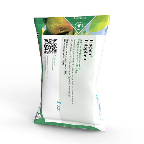 Фунгіцид ТІОФЕН, с.п. Тіофанат-метіл, 700 г/кг ХімАгроМаркетинг (1 кг ...