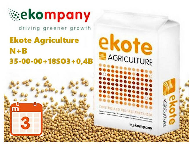 Купити Добриво Ekote Agriculture N+B 35-00-00+18SO3+0,4B (3 місяці) 20 ...