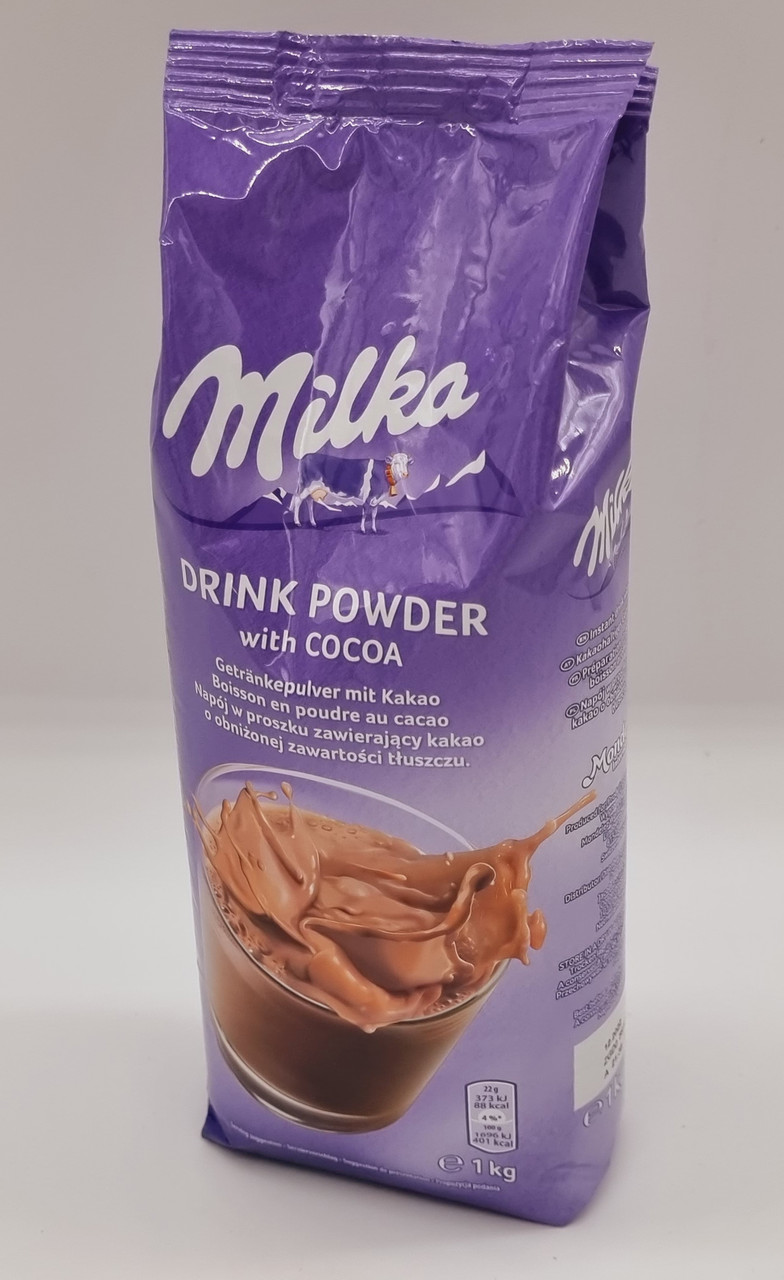 Горячий шоколад "Milka" Drink Powder with cocoa Милка с какао 1 кг ...