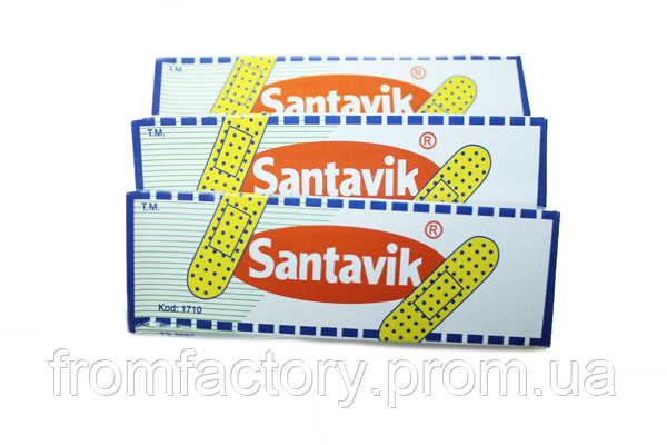 Пластырь бактерицидный Santavik 10шт (ID#1637181265), цена: 14.40 ...