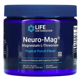 Life Extension, Neuro-Mag, нейромаг, магний L-треонат, со вкусом ...