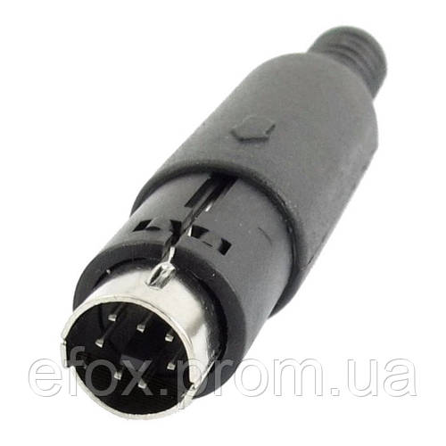 Разъем Mini DIN 7-pin "папа"на кабель, цена 21.63 грн — Prom.ua (ID ...