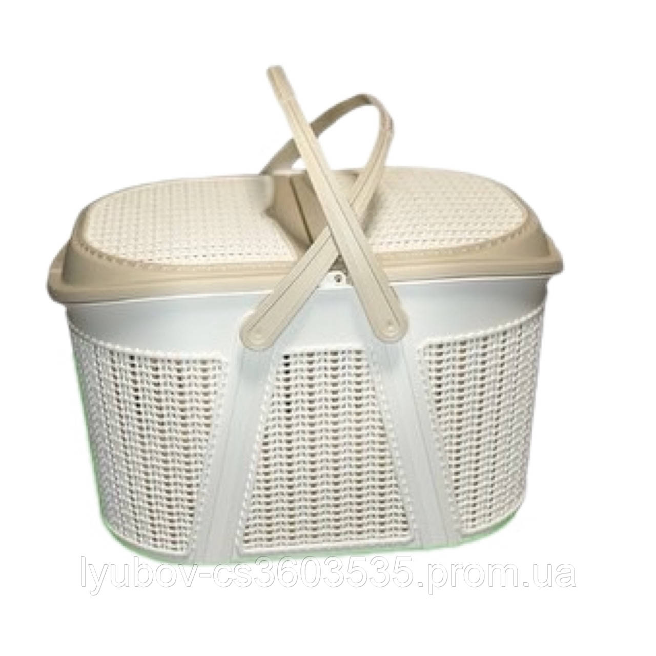 Корзинка пластиковая для пикника, 25л, 44*31*27 см, до 6кг IRAK PLASTIK ...