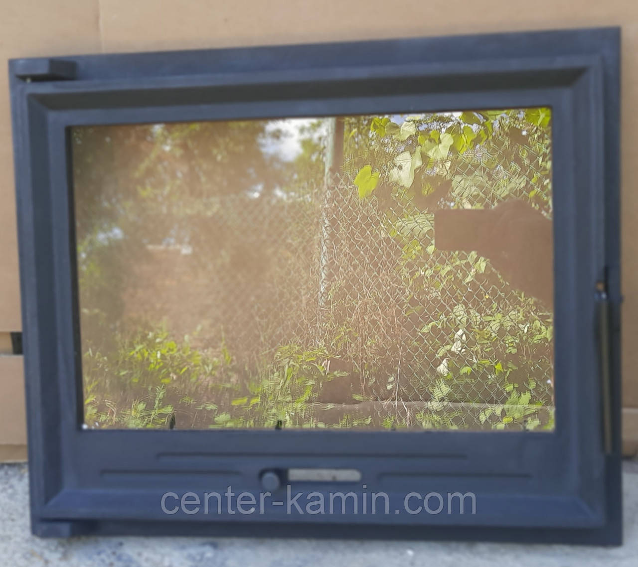 Чугунная Дверка с Термостеклом для Камина Булат (600х490 Мм.) — Купить ...