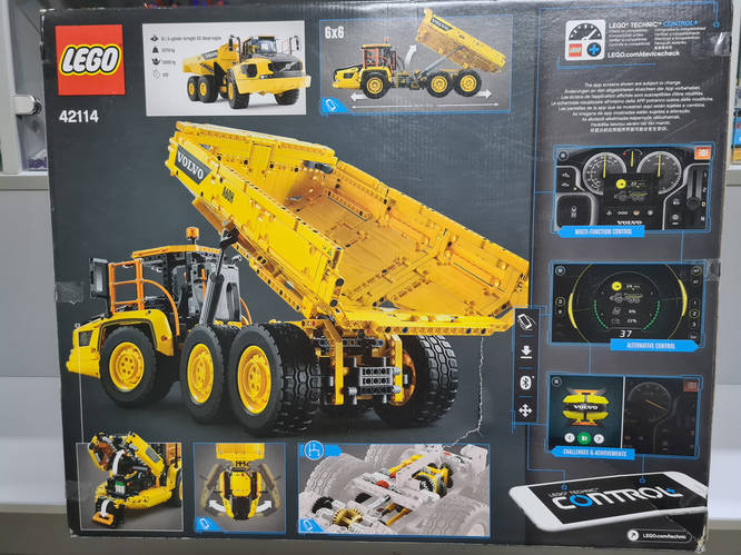 Lego Technic Шарнірний самоскид Volvo A25F 6Х6 (42114) НОВИЙ! (ID ...