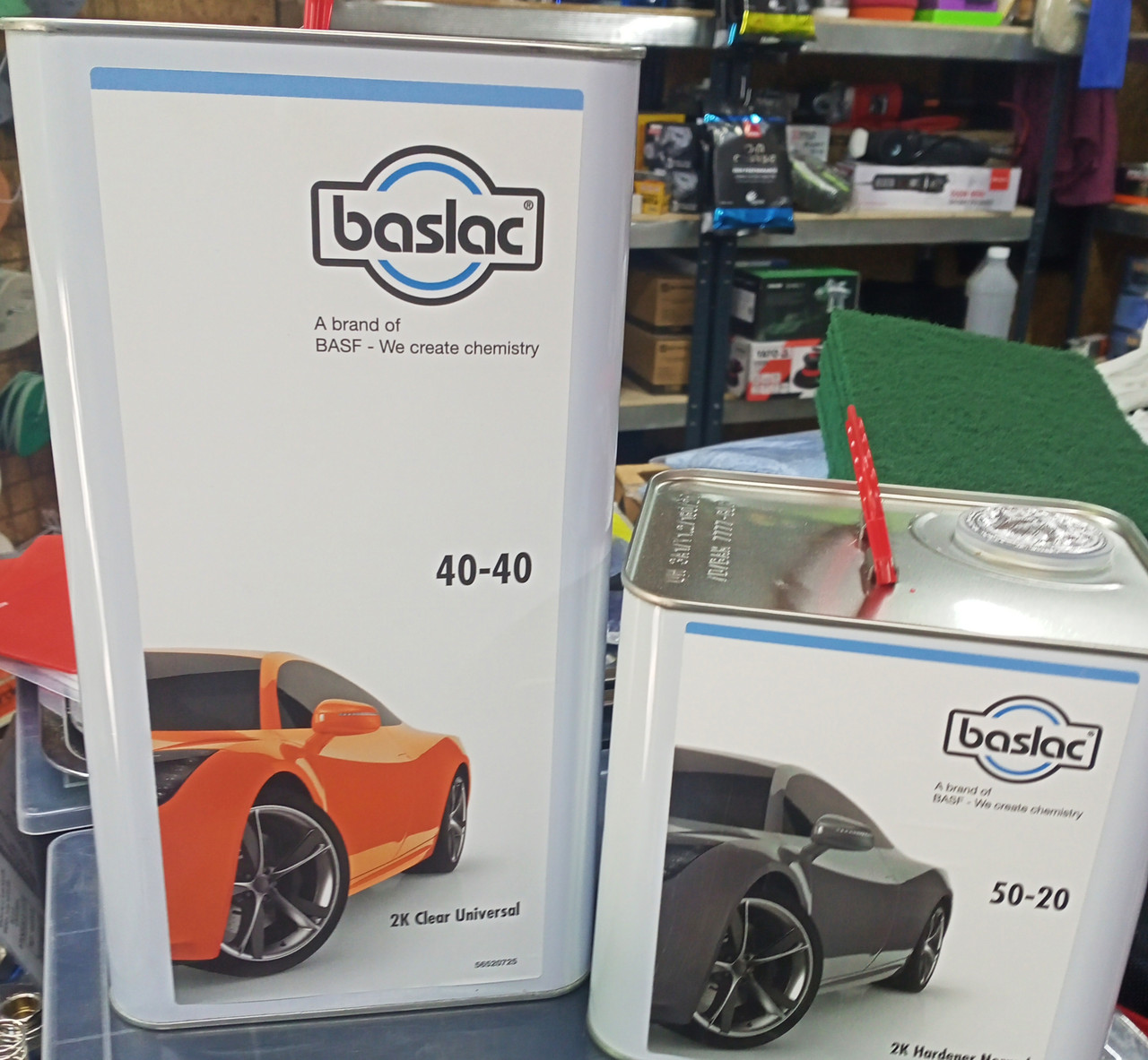 Купить Лак Baslac 40-40 2K Clear Universal 5л + отвердитель 50-20 ...