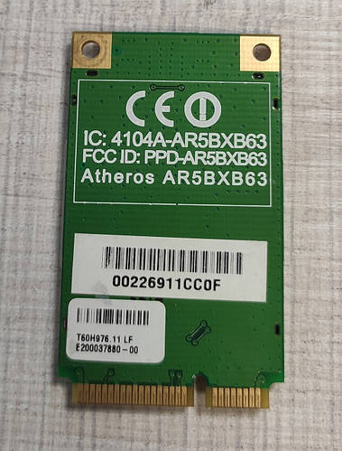 Модуль Wi-Fi Atheros AR5BXB63 aw-ge780, цена 80 грн - Prom.ua (ID ...
