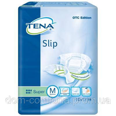 Памперсы для Взрослых Tena Slip Super, Размер Medium, 10 Шт, Взрослые ...