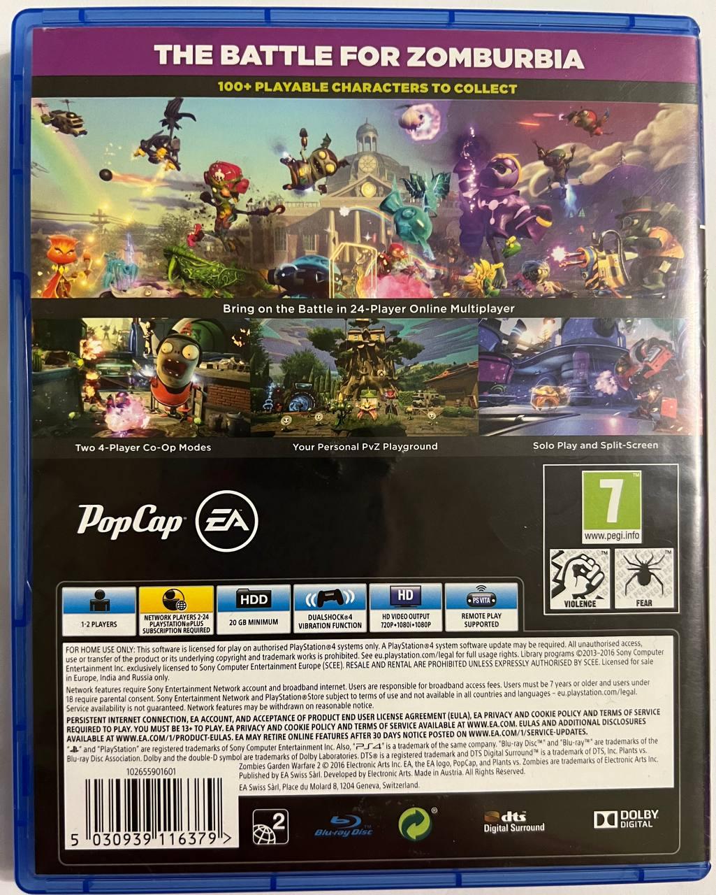 Plants vs. Zombies GW2, Б/В, англійська версія - диск для PlayStation 4 ...