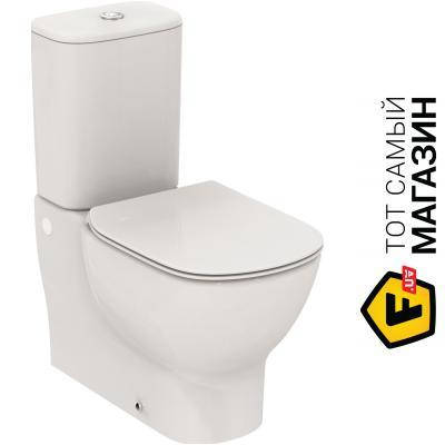 Унітаз-компакт TESI T008201 з мікроліфтом напальний дорослий унітаз ...