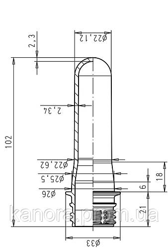 Купить Преформа PCO1810 21г, цена — Prom.ua (ID#1640021532)