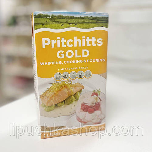 Сливки животно-растительные (несладкие) 33,5 % Pritchitts Gold , 1 л ...