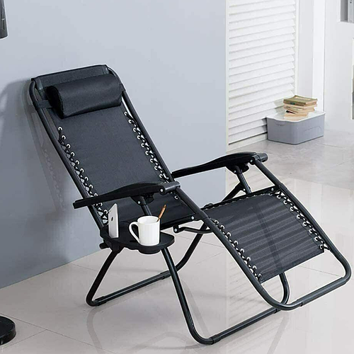 Купить Раскладное кресло шезлонг ZERO GRAVITY BLACK лежак пляжный для ...