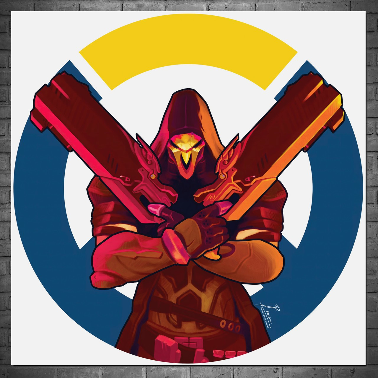 Купить Плакат "Овервотч, Жнец, Overwatch, Reaper" (артикул 0613), цена ...