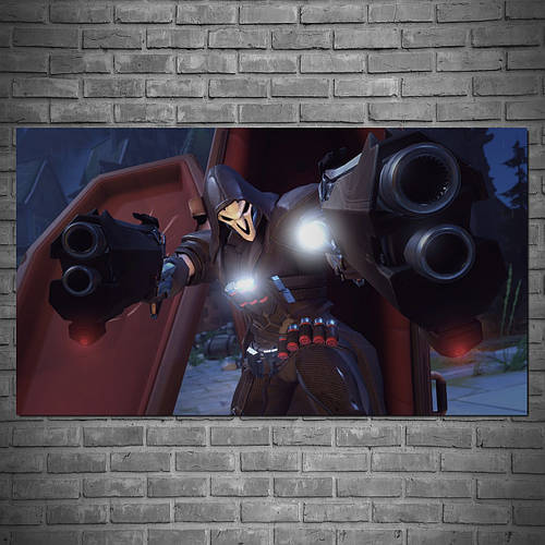 Купить Плакат "Овервотч, Жнец, Overwatch, Reaper", 34×60см, цена 180 ...