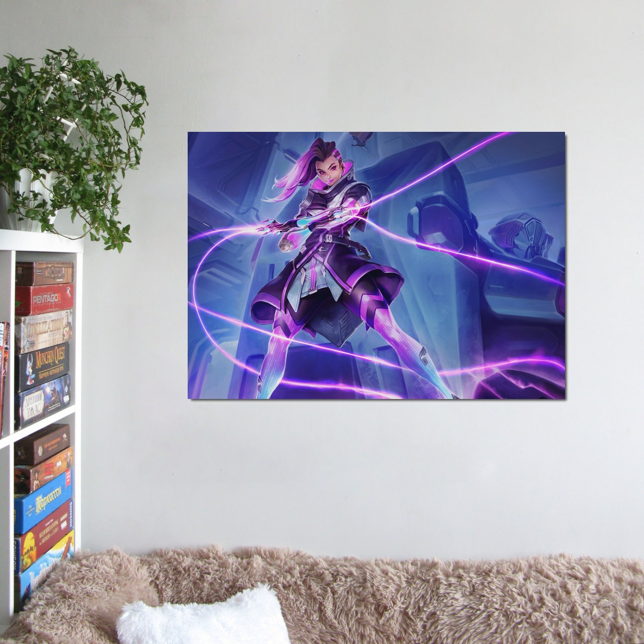 Купить Плакат "Овервотч, Сомбра, Overwatch, Sombra", 43×60см, цена 180 ...