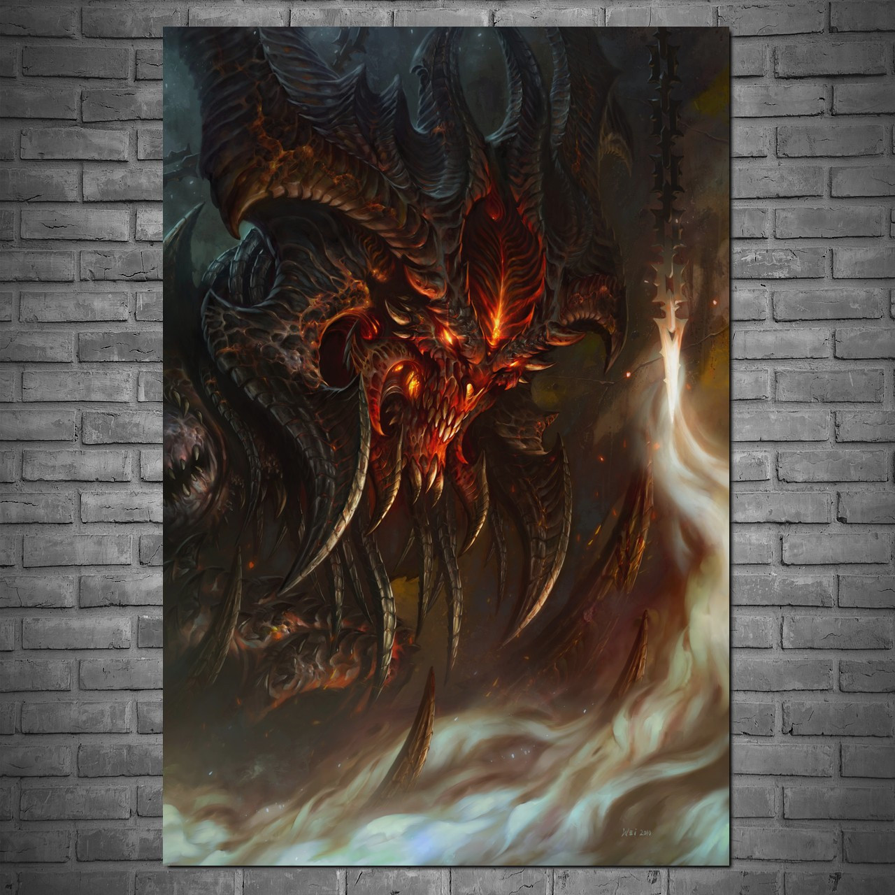 Купить Плакат "Дьябло 3, Diablo 3", 60×41см, цена 180 ₴ — Prom.ua (ID ...
