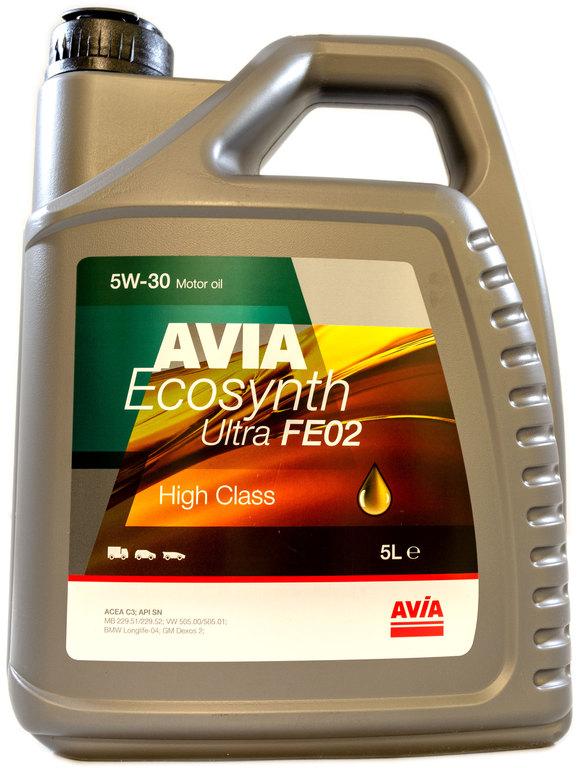 Масло 5w30 5 л Avia Ecosynth Ultra FE02, цена: 2016 ₴, купить на Prom.ua