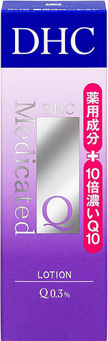 Купити DHC Q medicated Lotion антивіковий лосьйон для обличчя з плацентою, колагеном, Q10 60 мл ...