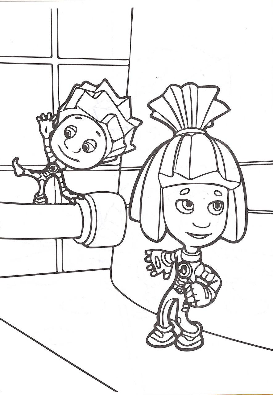 Розмальовка Фіксики А4 + 100 наклейок SH06405 Jumbi (6900203253156) (ID ...