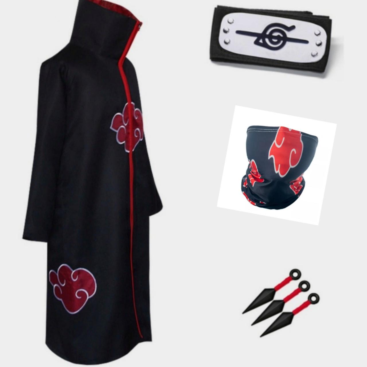 Набор Наруто Плащ Naruto Маска Повязка Перечеркнутый Скрытый Лист ...