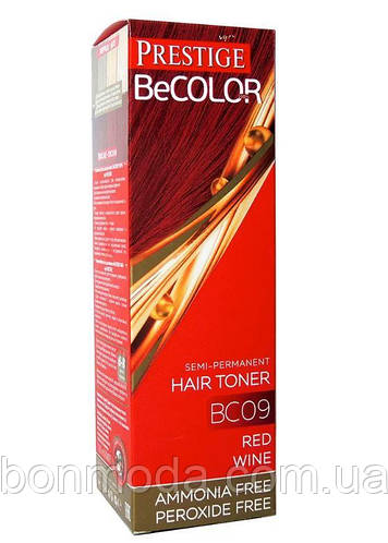 Vip's Prestige Оттеночный бальзам BeCOLOR BC 09 "Винно-красный" (ID ...