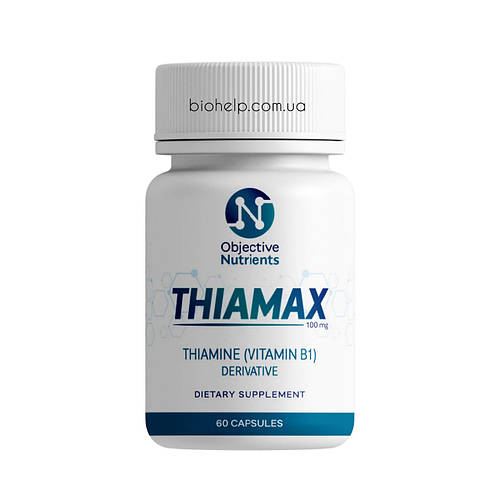 Thiamax Vitamin B1 (Thiamine TTFD) Capsules 100mg, 60 капсул (ID ...