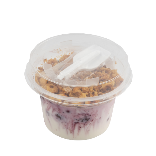 Контейнер для мороженого/десерта 200 мл 9,5х6 см с крышкой и складной ...