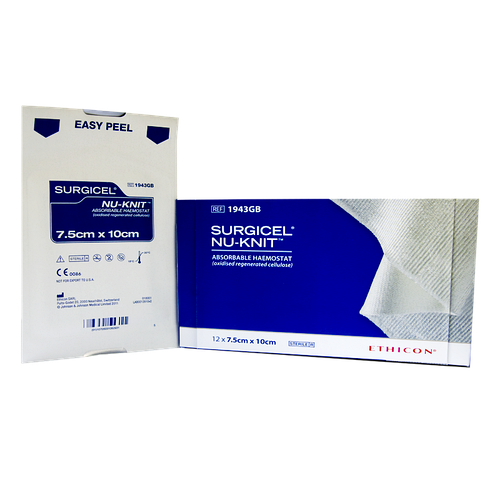 Купити Гемостатичний матеріал, Surgicel Nu Knit (Серджисел) 7,5Х10 СМ ...
