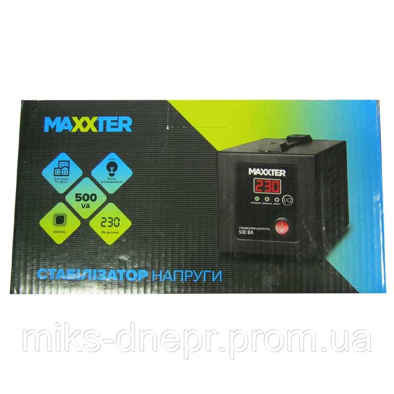 Стабилизатор Maxxter MX-AVR-E500-01 (300W) ;цифровой (ID#1643543805), цена: 1401.16 ₴, купить на ...