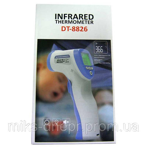 Купити Безконтактний інфрачервоний термометр DT-8826, ціна 335.36 грн - Prom.ua (ID# 1643543809)