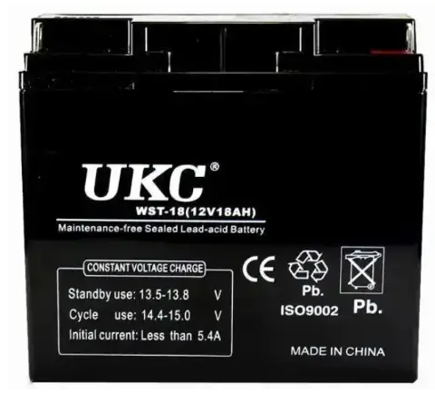 Купить Аккумулятор UKC 12V 18A, Свинцово-кислотный аккумулятор ...