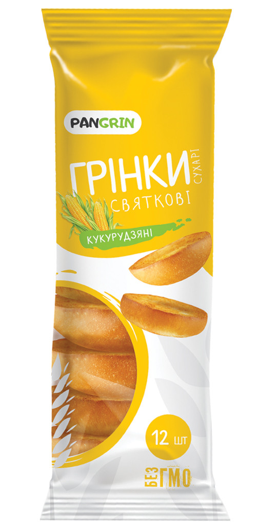 Купити Грінки "Pan Grin" кукурудзяні 100г, ціна 21.97 ₴ - Prom.ua (ID ...