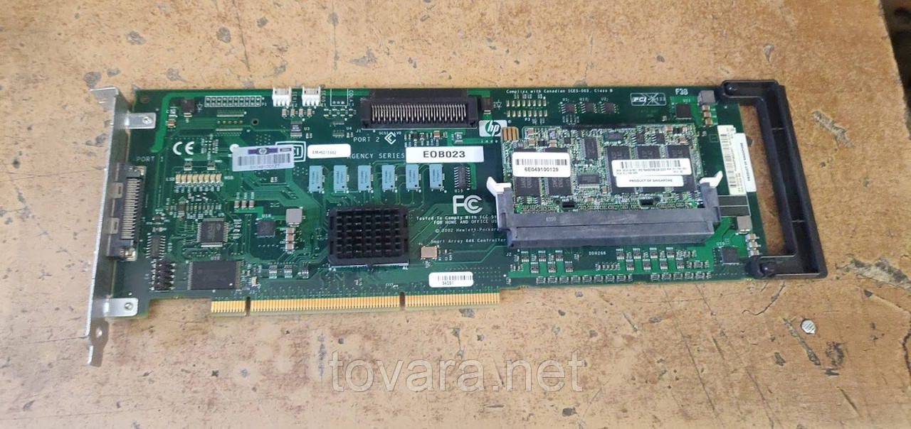 RAID контроллер HP Smart Array 64X 642 EOB023 PCI-X 133 305415-001 SCSI № 220605: продажа, цена ...