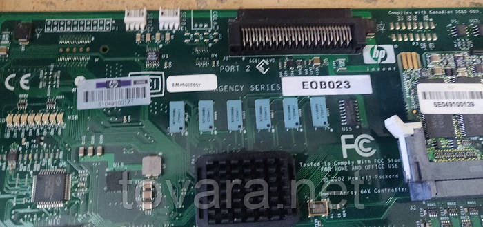 RAID контроллер HP Smart Array 64X 642 EOB023 PCI-X 133 305415-001 SCSI № 220605, цена 249 грн ...