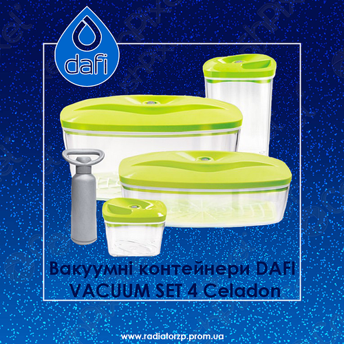 Вакуумні контейнери DAFI VACUUM SET 4 Celadon селадон (ID#1644485801 ...