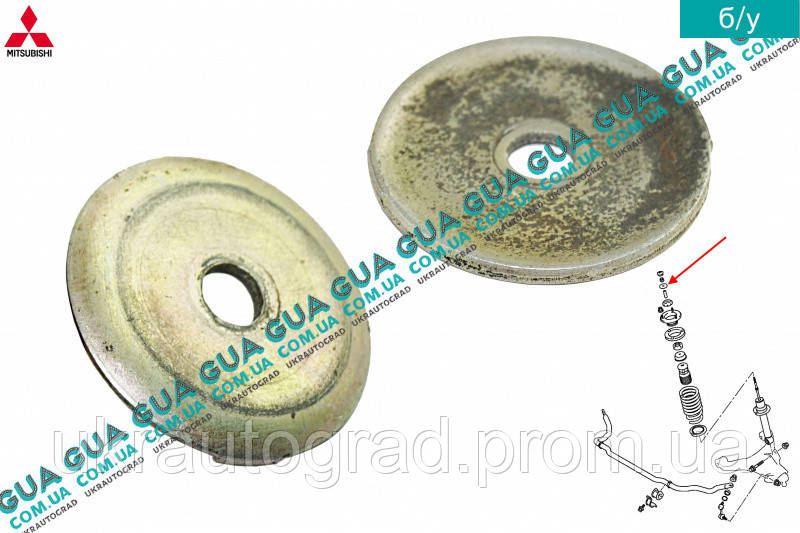 Пластина / шайба переднего амортизатора верхняя MR491950 Mitsubishi ...