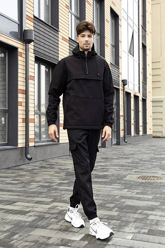 Комплект анорак softshell Walkman черный + штаны softshell черные, цена ...