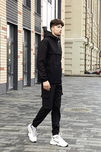 Комплект анорак softshell Walkman черный + штаны softshell черные, цена ...