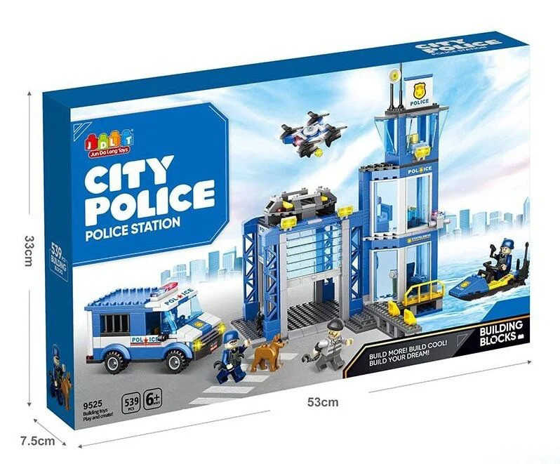 Конструктор JDLT 9525 ПОЛИЦИЯ - Полицейский участок (539 дет.) (ID#1644790055), цена: 1243 ...