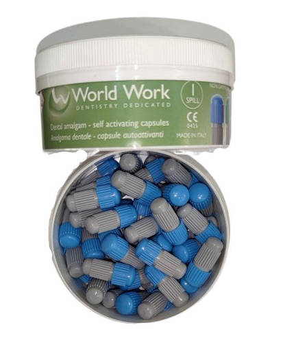 Купить Стоматологическая амальгама однодозовая 50 шт (amalgam World Work SRL) Италия, цена 1892 ...