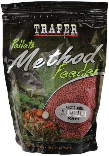 Прикормка увлажньонная Traper Method Feeder Pellet Kryl(Криль) 2 mm ...